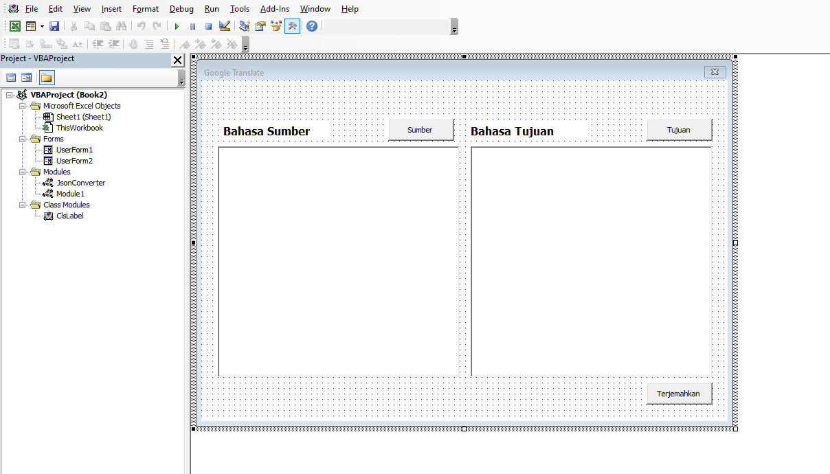 Membuat Aplikasi Google Translate - vba.co.id